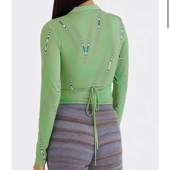 Paloma Wool | Tops | Paloma Wool Lovelace Long Sleeve Wrap Top | Poshmark